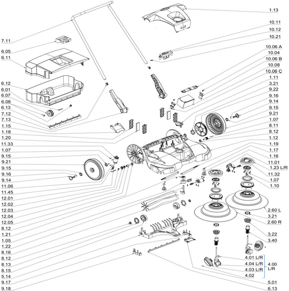Haaga Sweeper Circular Broom Motor Set Item # 459103 – Janitorial ...
