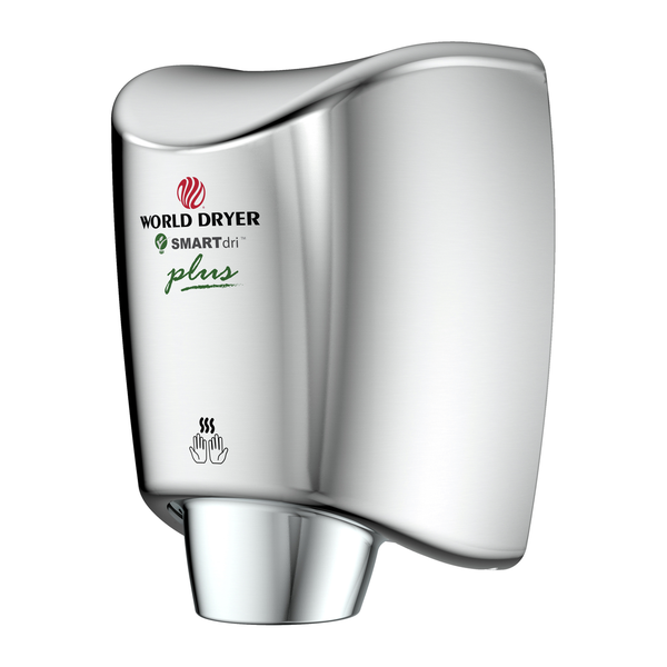 World Dryer SMARTdri Plus K-972P2 Stainless Steel Polished Hand Dryer ...