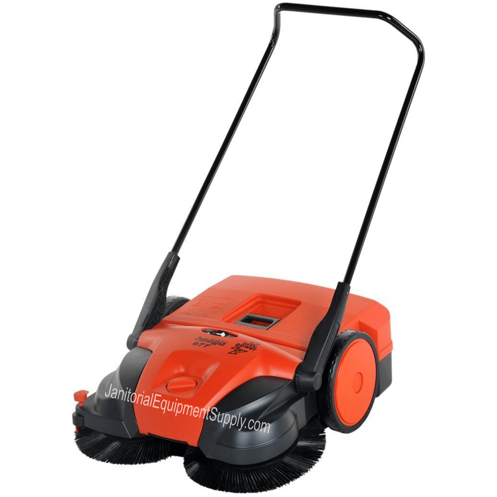 HAAGA® 677 Sweeper Outdoor / Indoor 31" Battery Push Sweeper ...