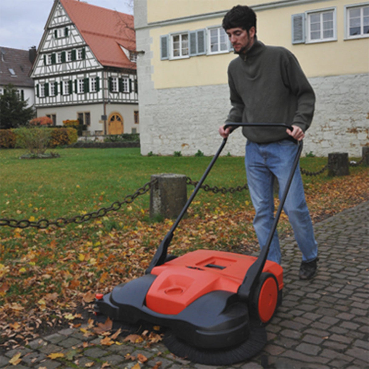 HAAGA® 497 Sweeper Outdoor / Indoor 38 inch Push Sweeper – Janitorial ...